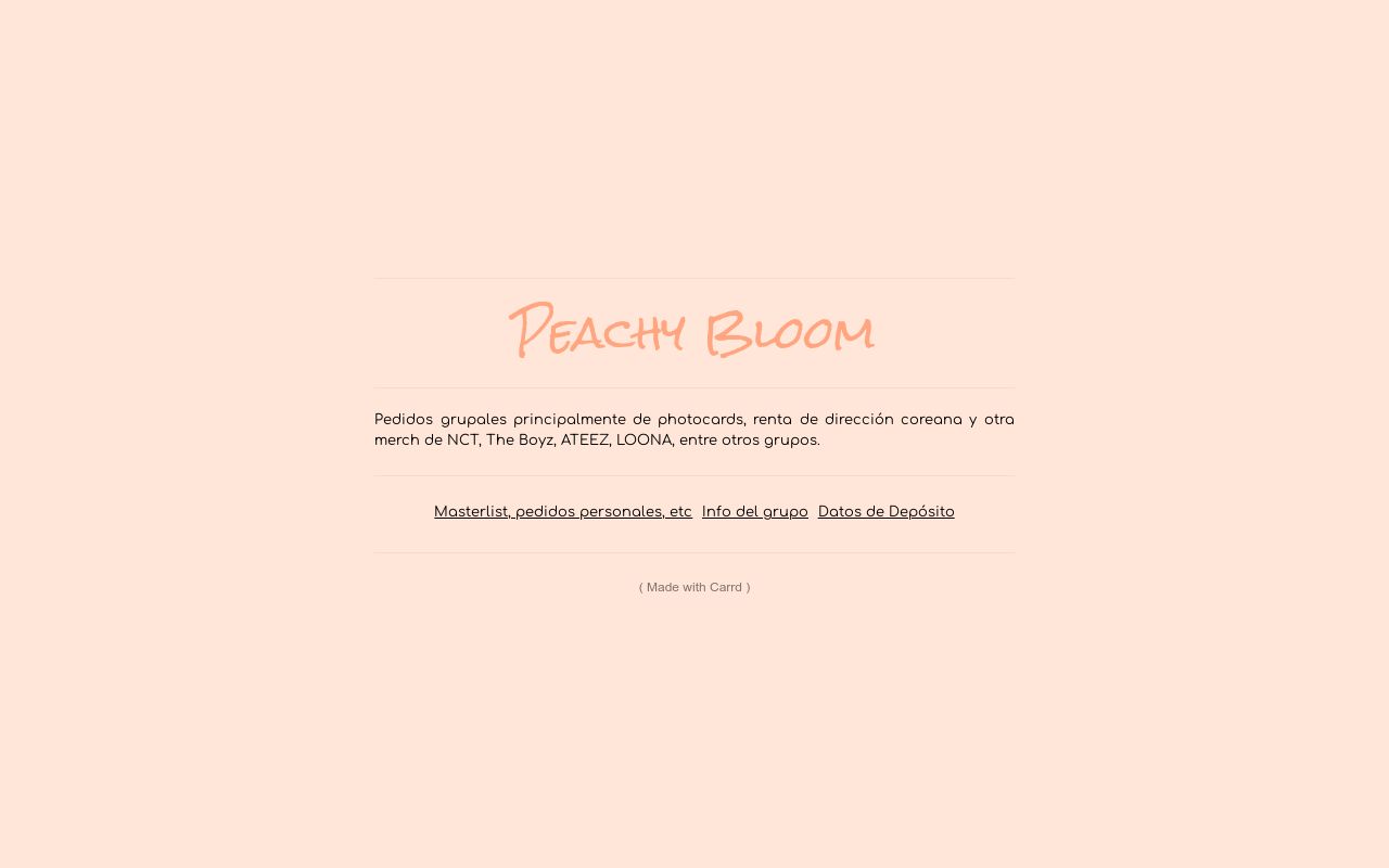 Peachy Bloom GO